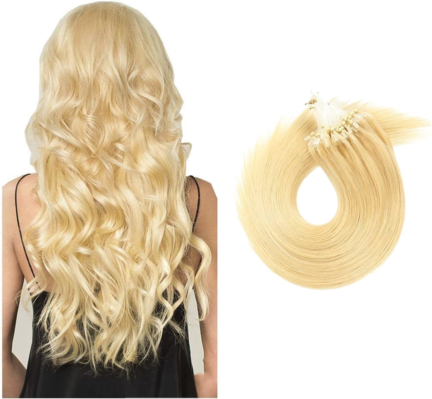 Aorsher Micro Links Hair Extensions Human Hair For Black Women ...