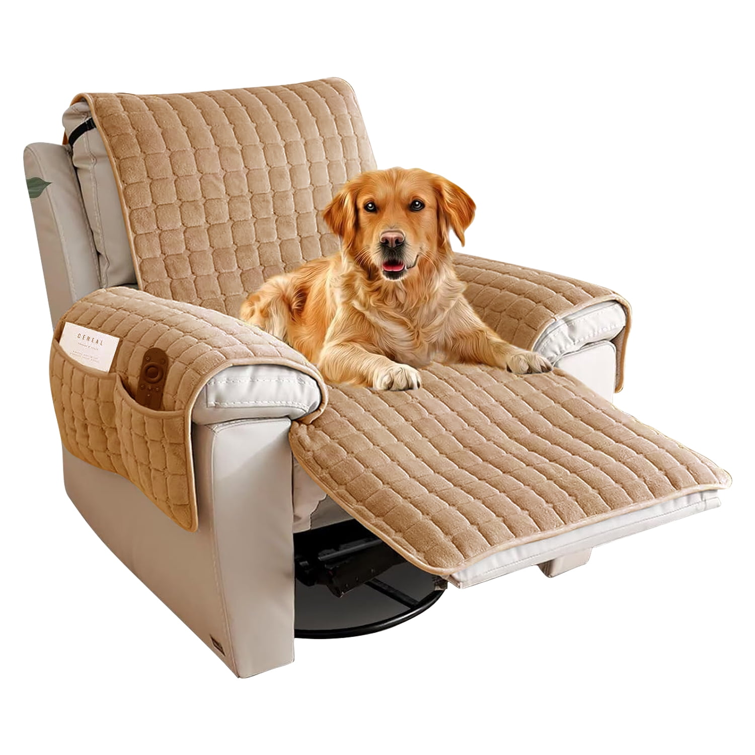 Aorsher Plush Recliner Chair Cover 23-30 Inches, Artificial Wool Lazy ...