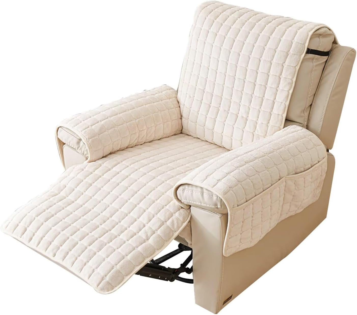 Aorsher Plush Recliner Chair Cover 23-30 Inches, Artificial Wool Lazy ...