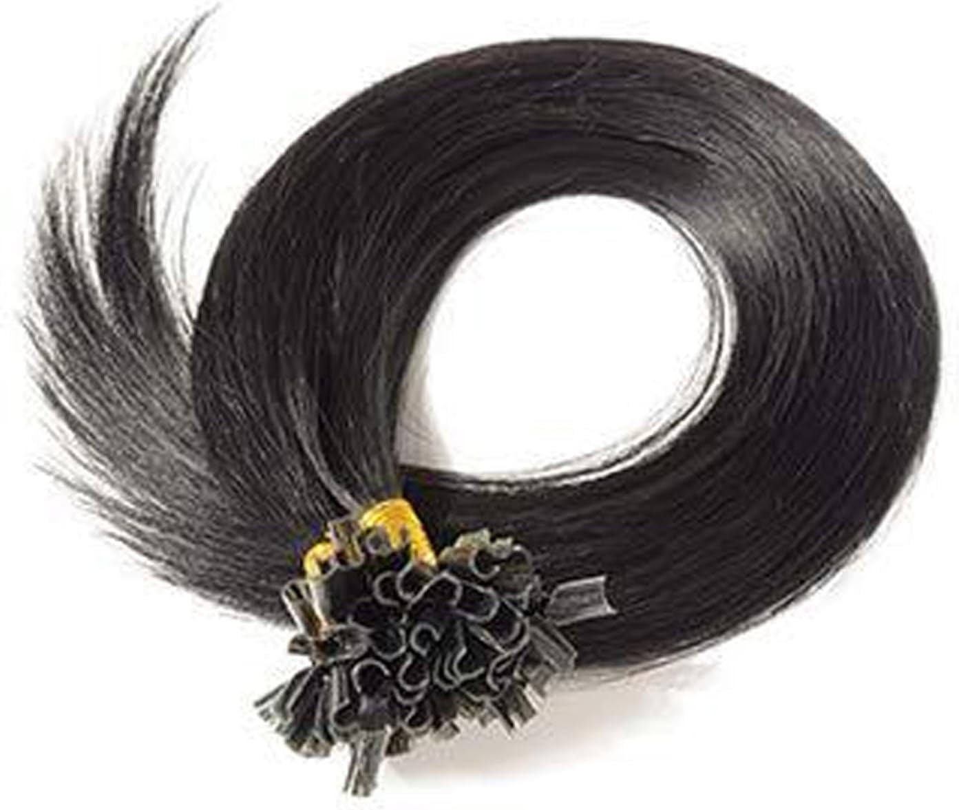 Aorsher U Tip Hair Extensions, Human Hair Pre Bonded Keratin Fusion ...
