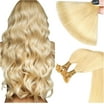 Aorsher U Tip Hair Extensions, Real Human Hair Pre Bonded Hair ...