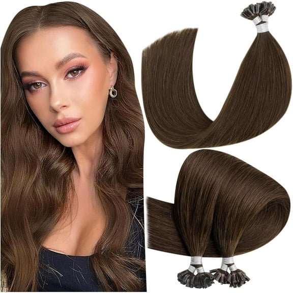 Aorsher U Tip Hair Extensions, Real Human Hair Pre Bonded Hair ...