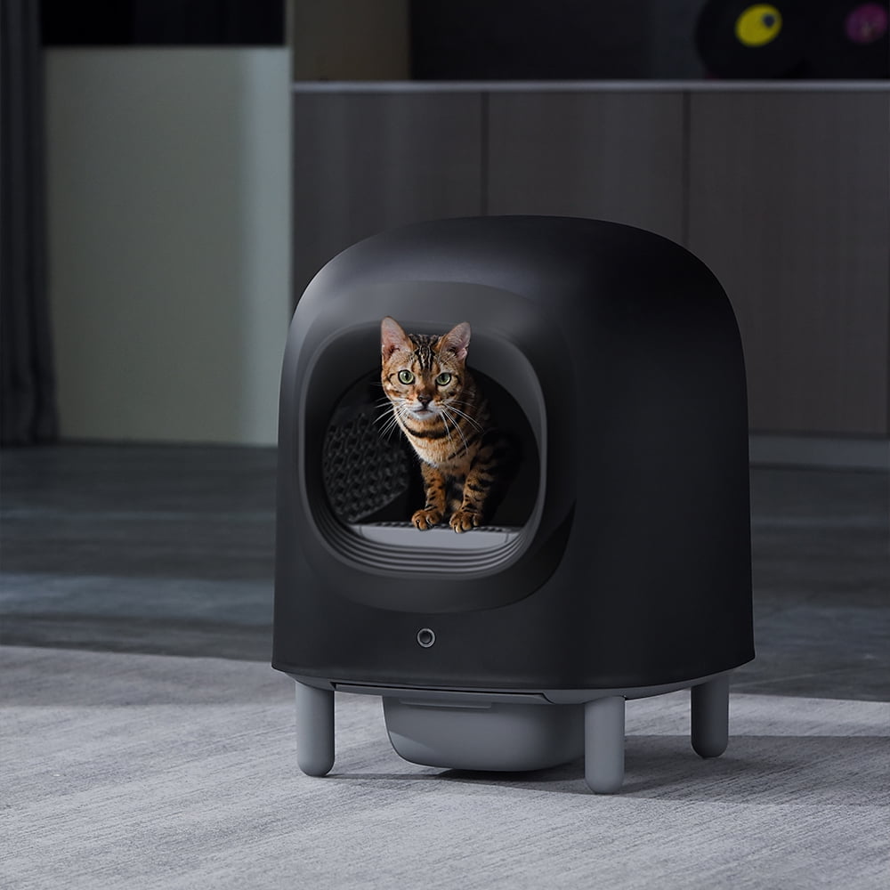 Aoruefar Automatic Cat Litter Box, APP Remote Control Self Cleaning Cat ...