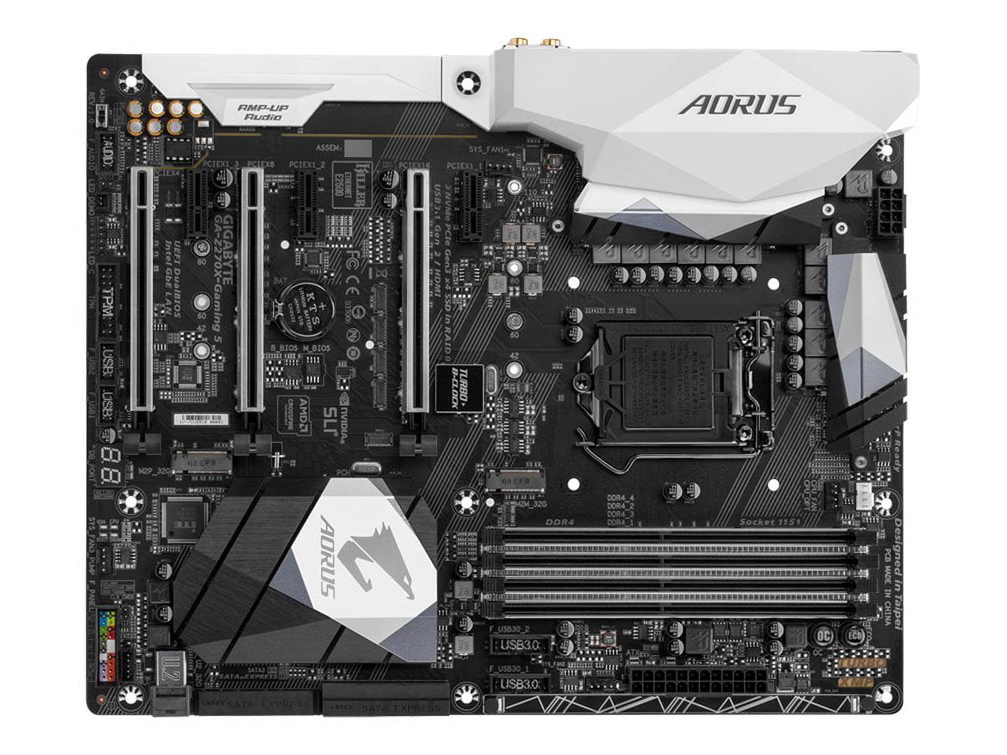 Gigabyte Aorus Gaming LGA1151 Intel Z270 2-Way SLI ATX DDR4 ...