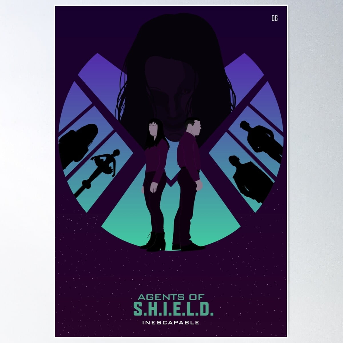 Aos 6X06: Inescapable Poster Wall Art, Modern Wall Decor For Living ...