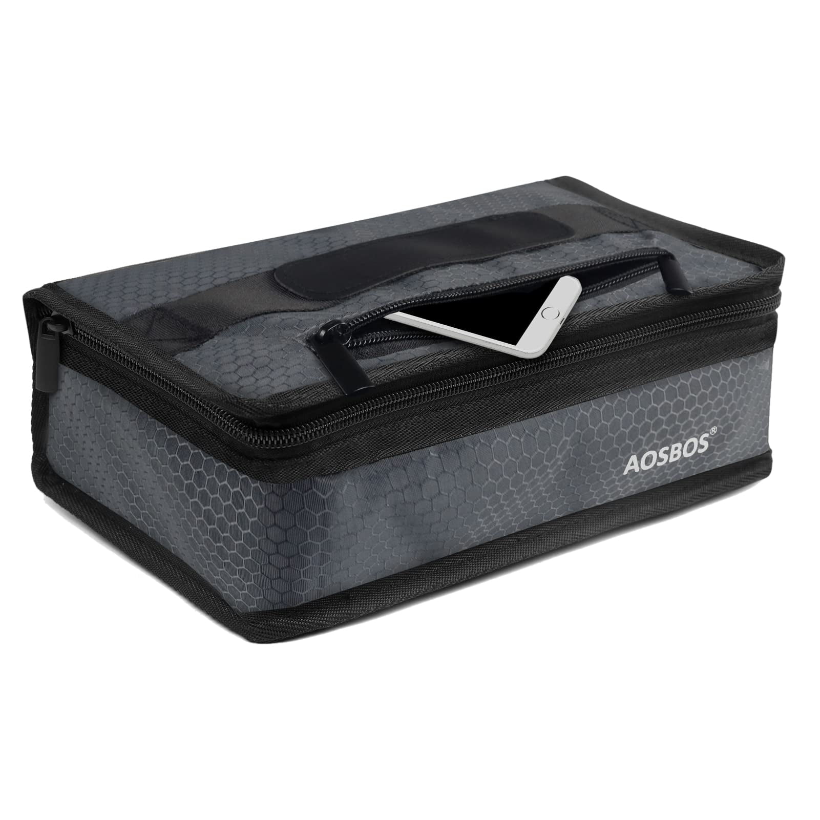 Aosbos Small Lunch Bag Insulated Lunch Box for Men Women Portable Mini ...