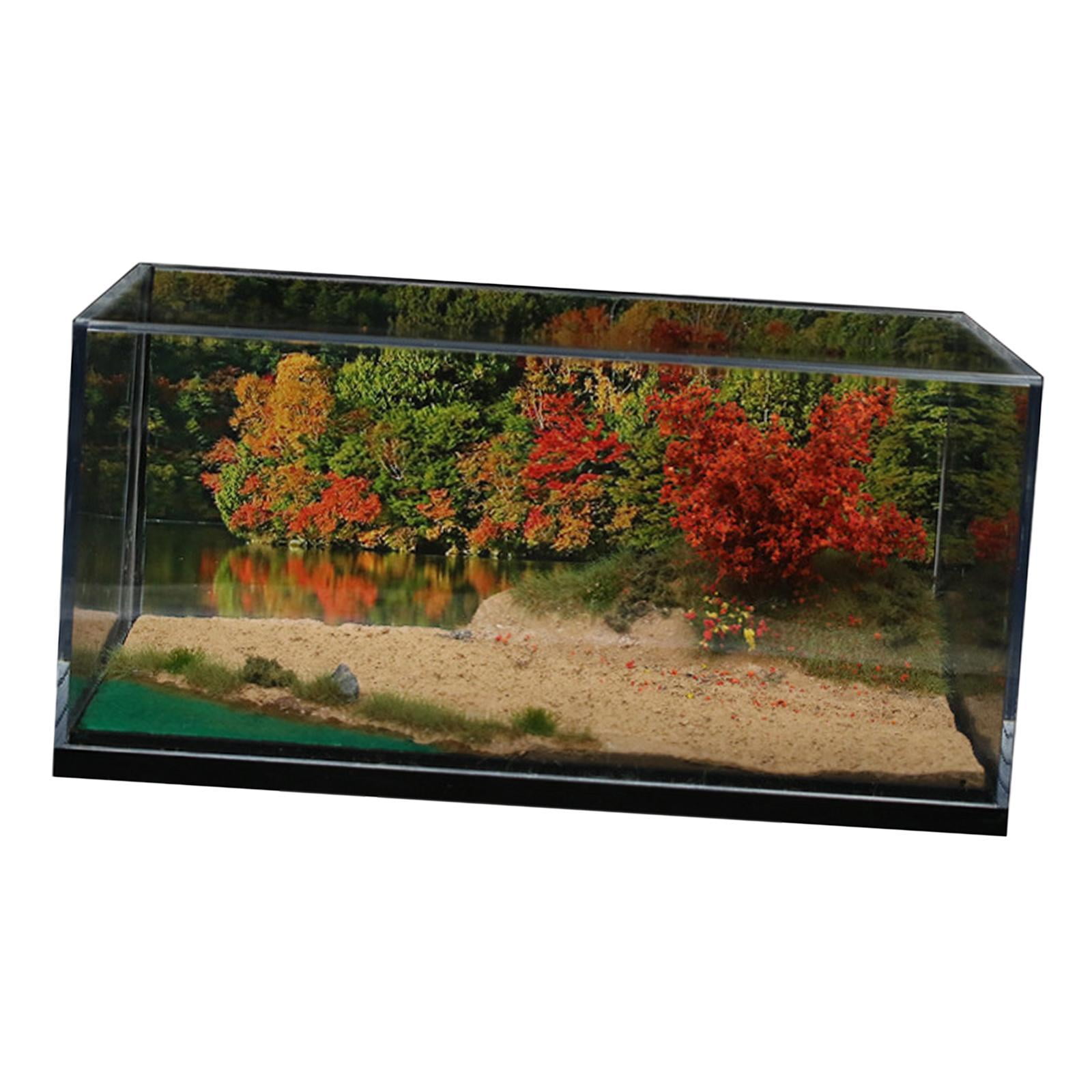 Aosekaa 1/64 Lakeside Riverside Scene with Storage Box Model Toy ...