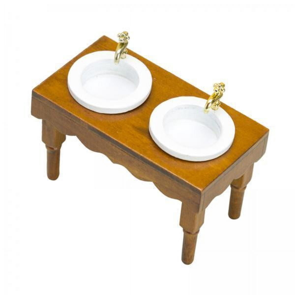 Aosekaa 2xDollhouse Bathroom Sink 1:12 Miniature Wash Basin for ...