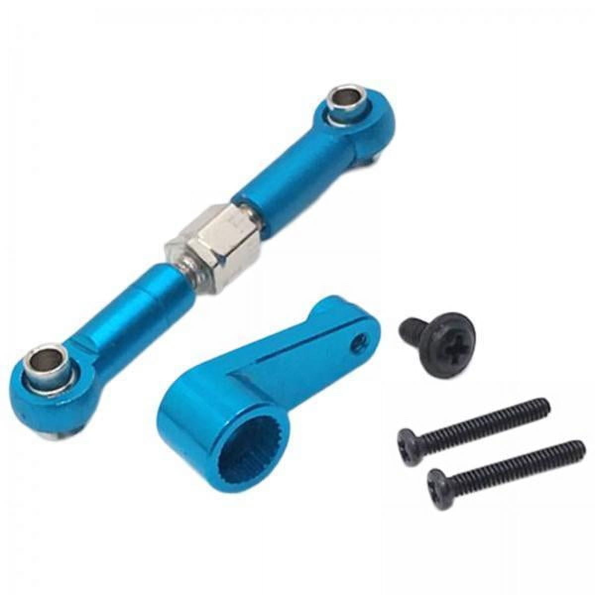 Aosekaa 3xMetal Servo Link Pull Rod & 28T Servo for Wltoys 124018 DIY ...