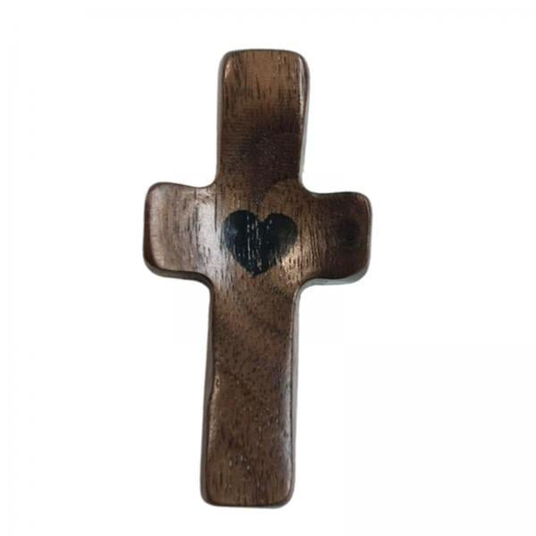 Aosekaa 3xWood Holding Hand Cross Palm Holding Crosses for Prayer ...