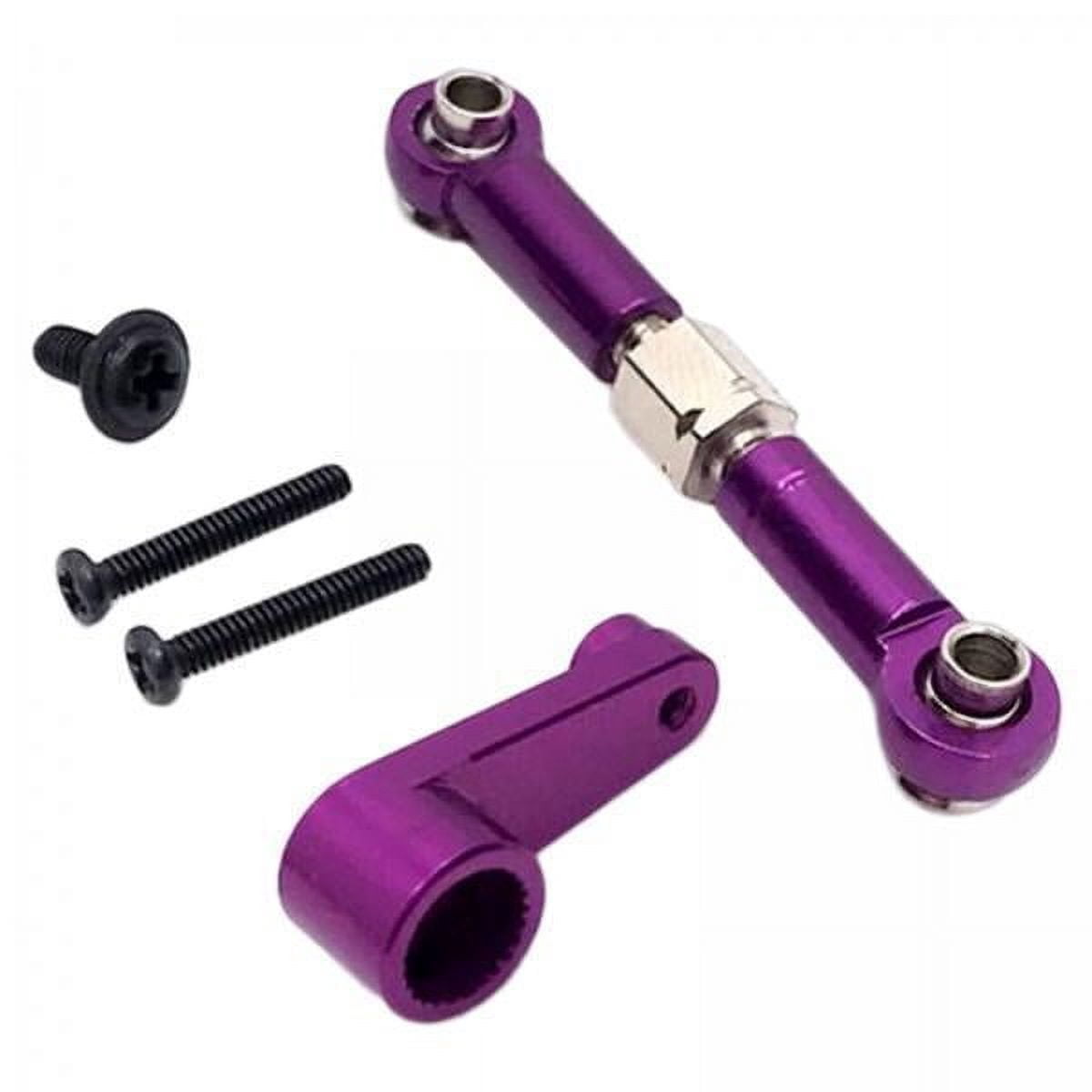 Aosekaa 6xMetal Servo Link Pull Rod & 28T Servo for Wltoys 124018 DIY ...