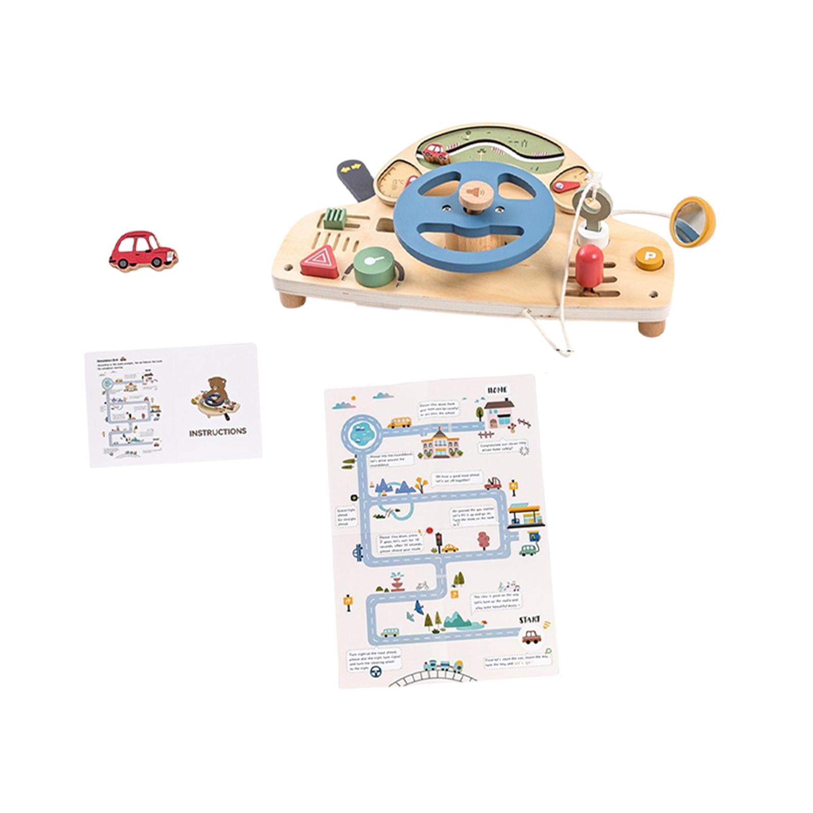 Aosekaa Baby Busy Board Educational Fine Motor Skills Hand Eye ...