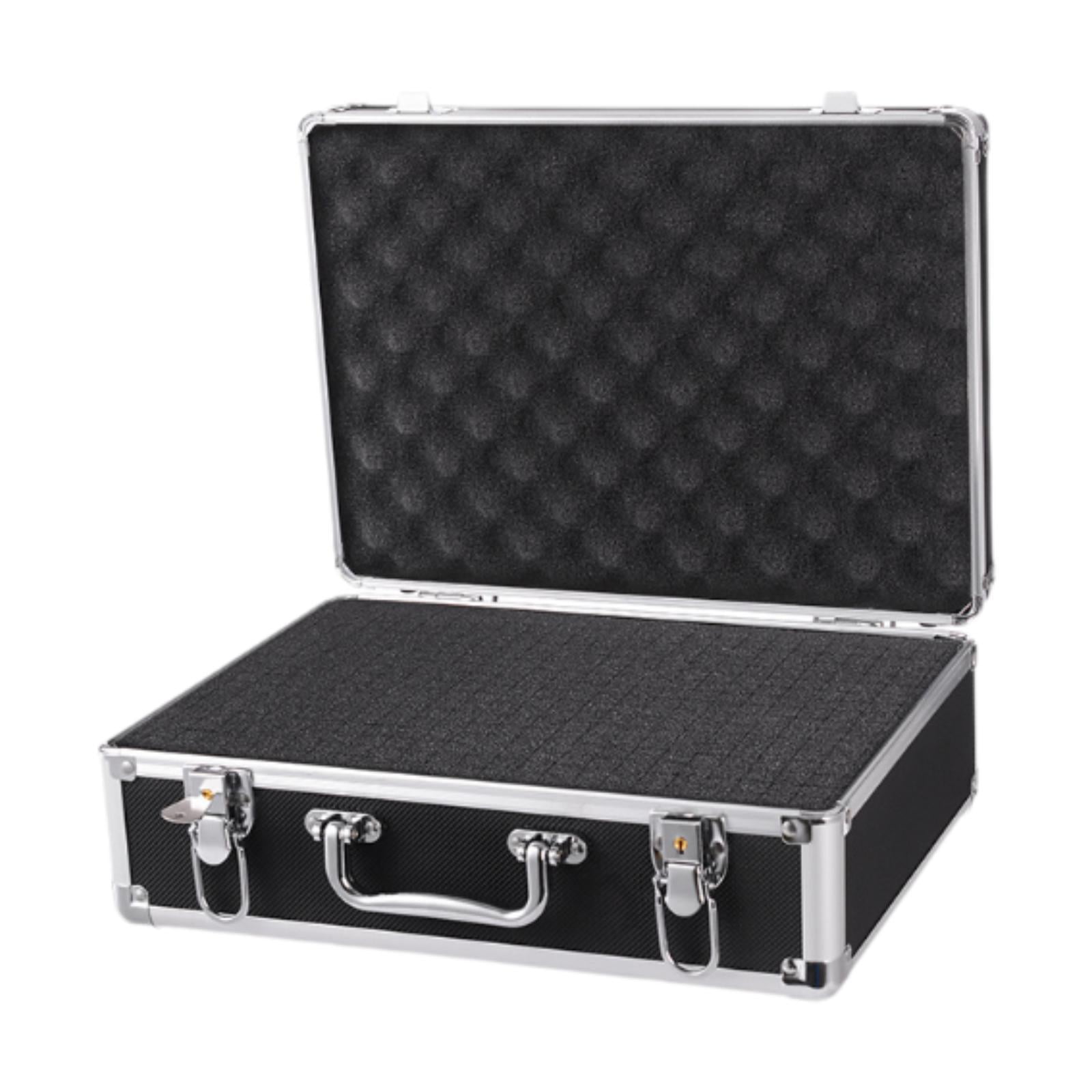 Aosekaa Hard Shell Carrying Storage Case Briefcase File Storage Box ...