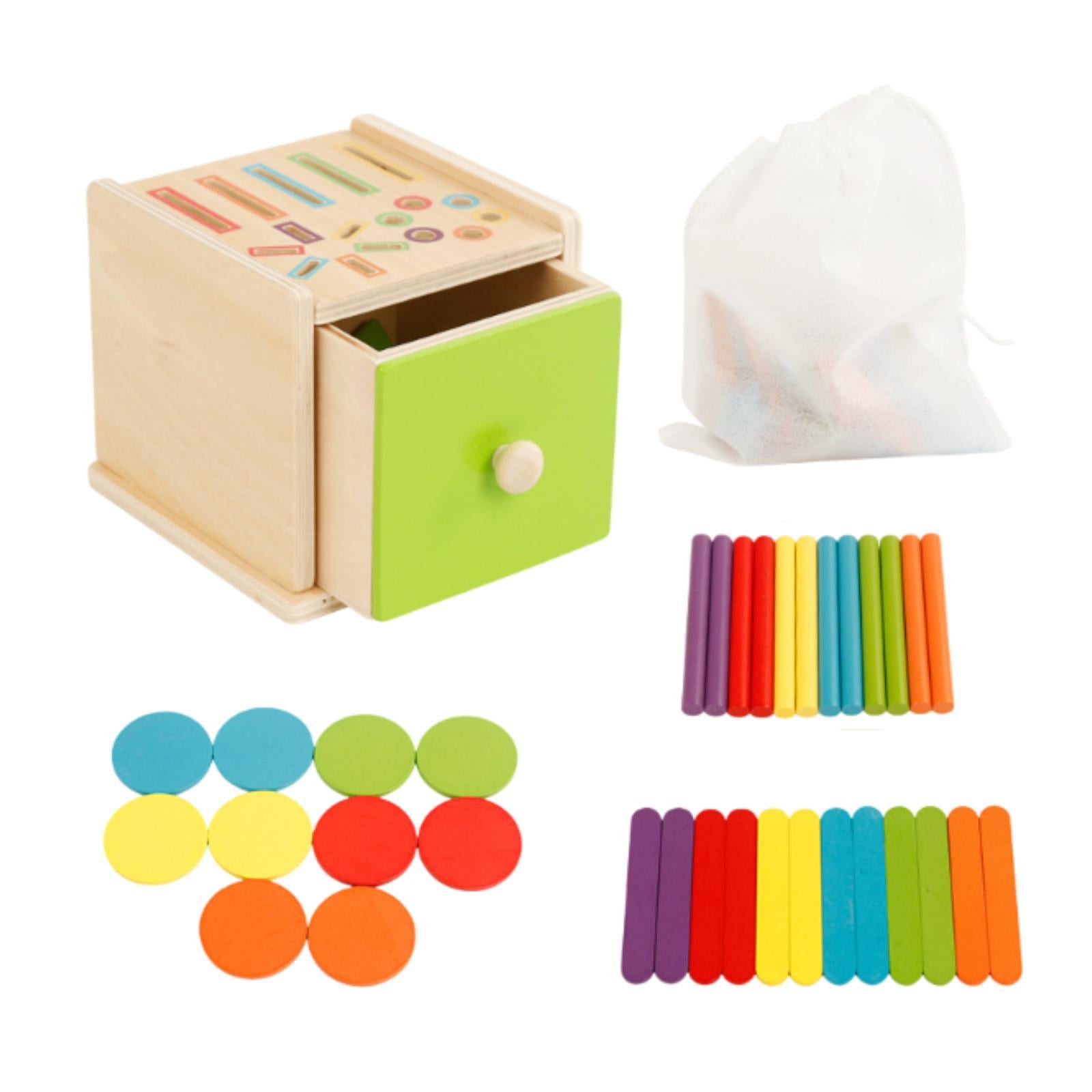 Aosekaa Kids Sorting Box Early Education Toys Color Sorting Toy ...