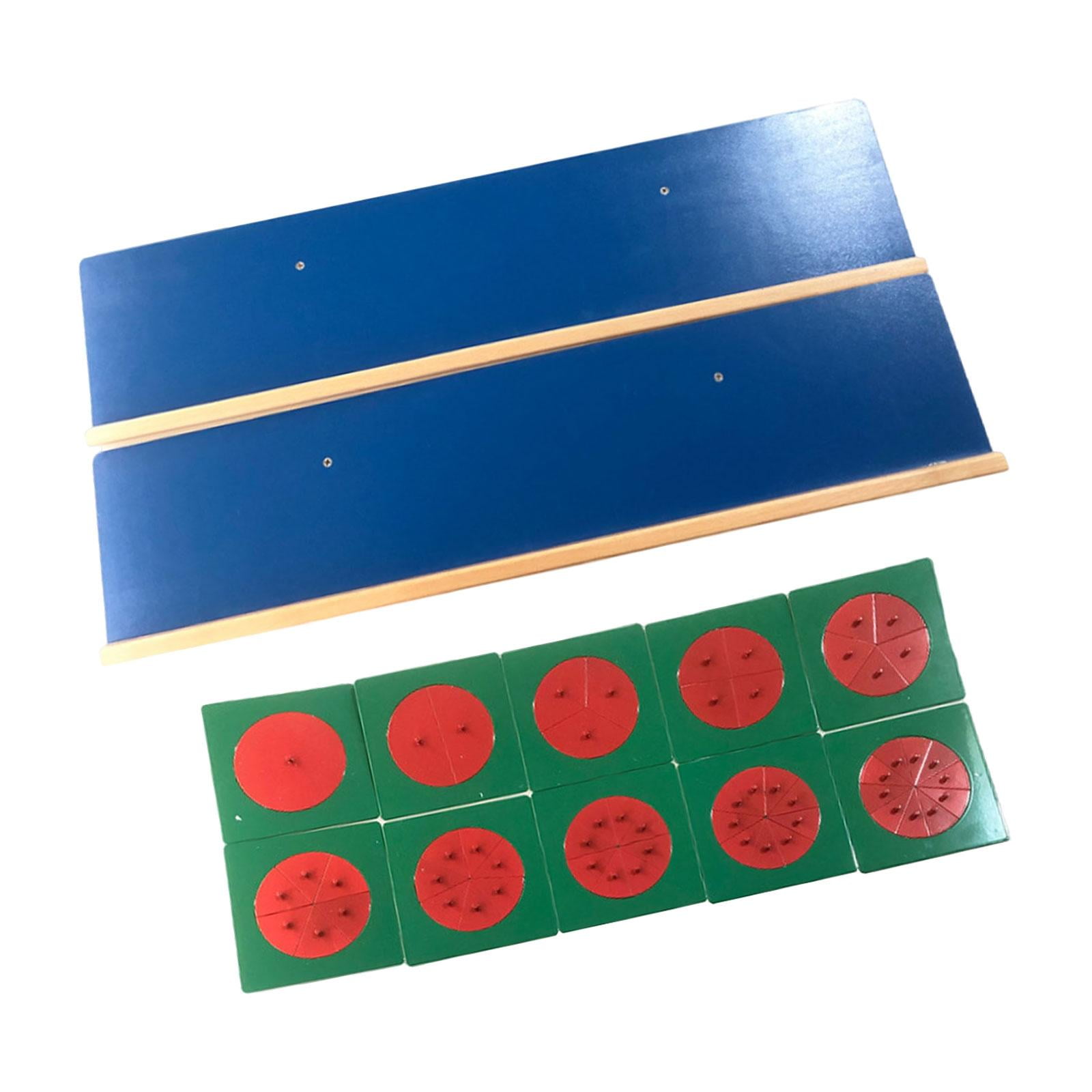 Aosekaa Math Learning Toy,Fraction Circles,Math Manipulatives,Math ...