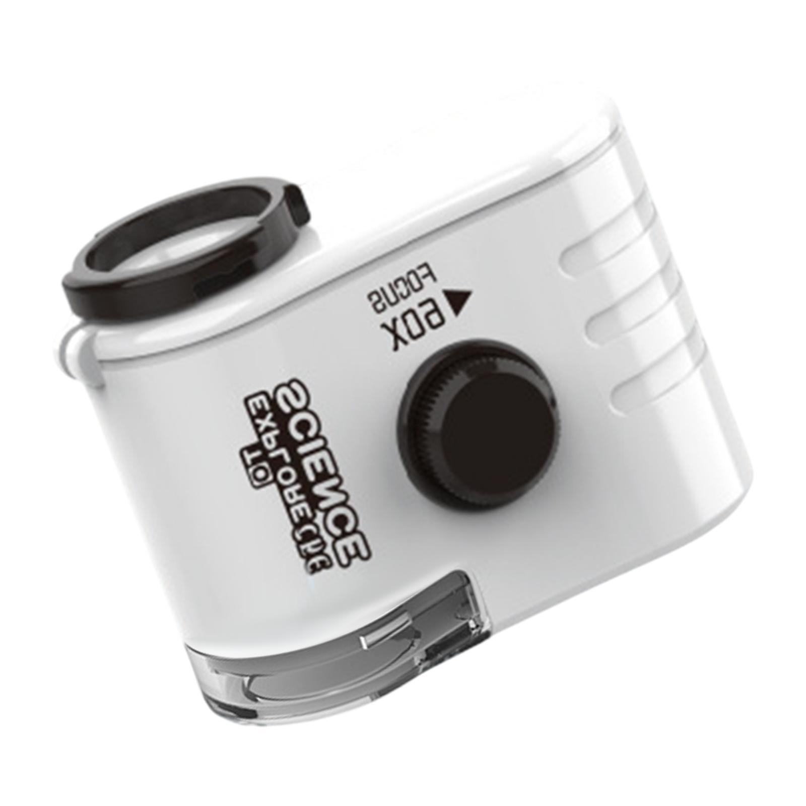 Aosekaa Mini Education Toy 60x Science Toy,Small,LED Lighted,Pocket ...
