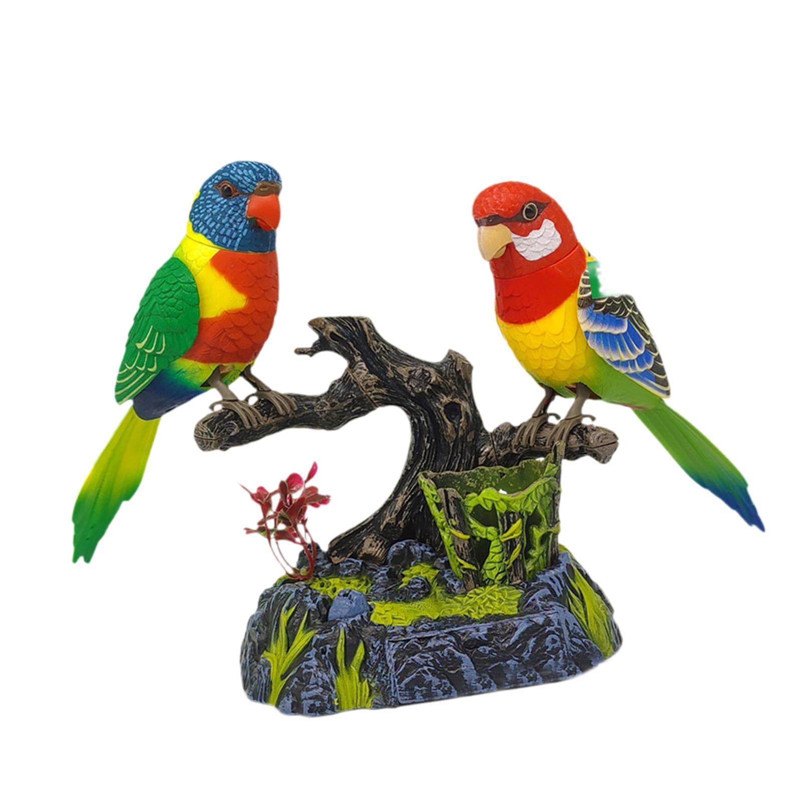 Aosekaa Talking Parrots ,Sound Activated Chirping Bird ,Interactive Toy ...