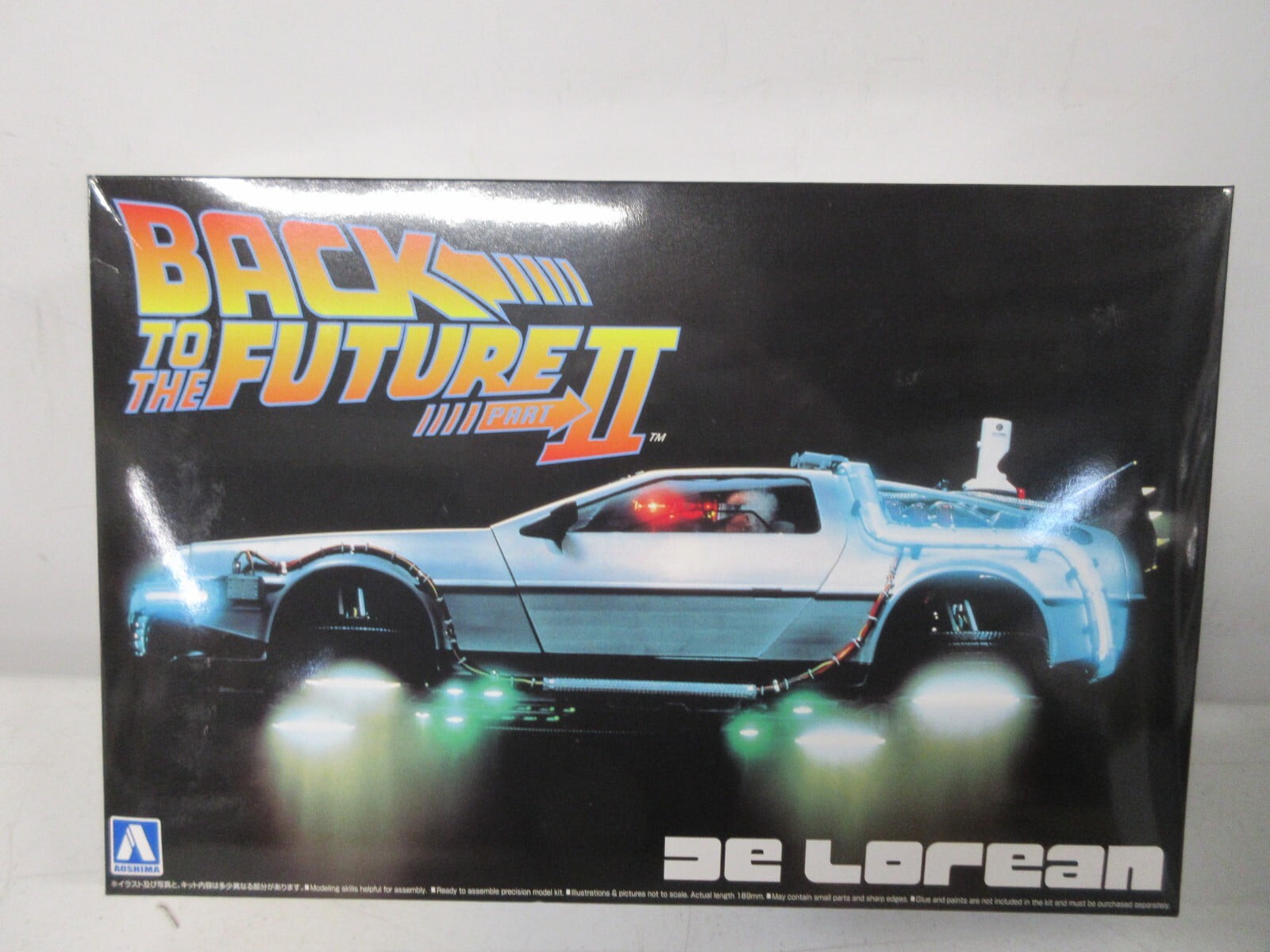 Aoshima 1/24 DeLorean Back to the Future II Plastic Model Kit BRAND NEW ...