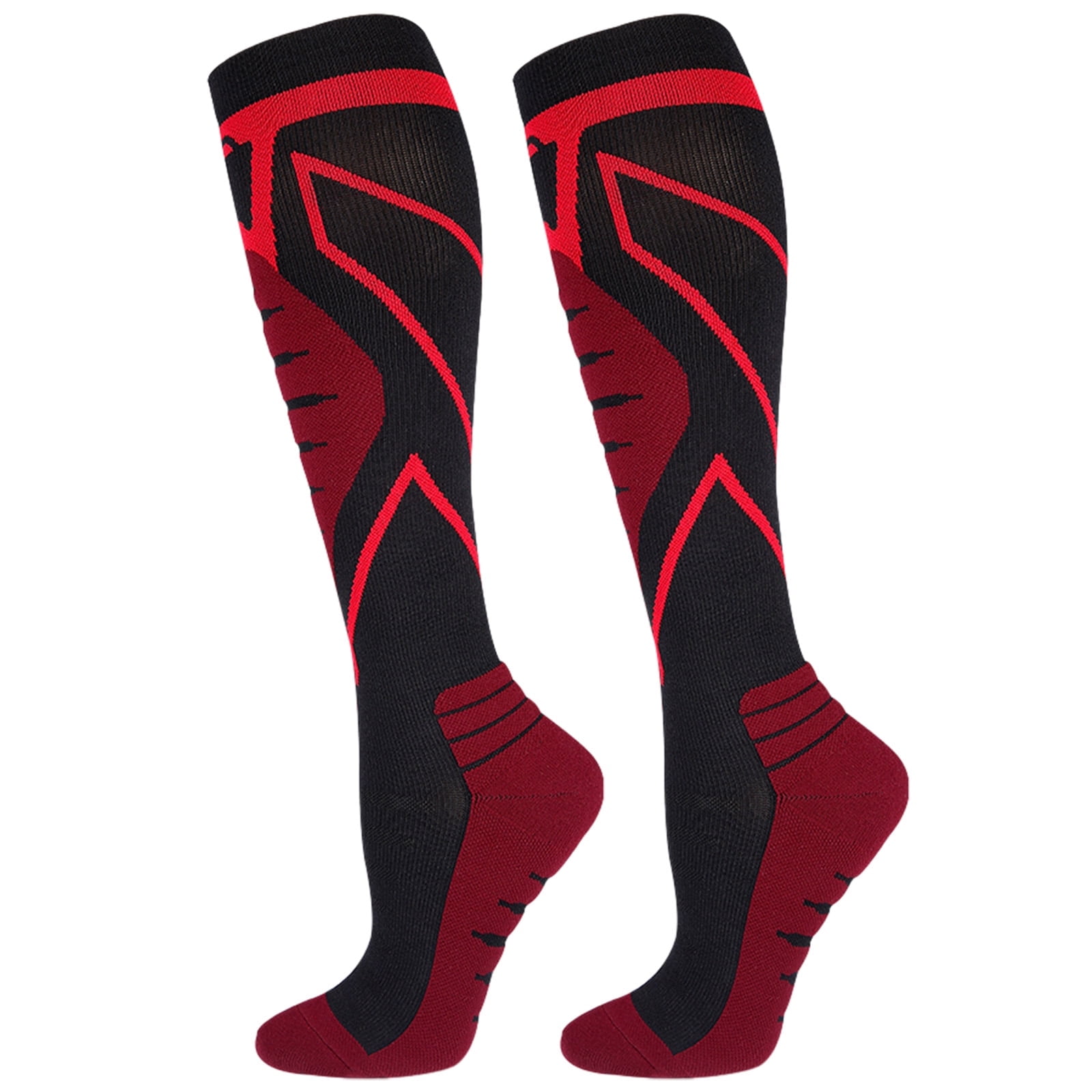Aosijia (1 Pack) Sport Compression Socks for Men & Women 20-30 mmHg ...