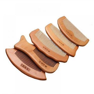 Onedor Handmade 100% Natural Green Sandalwood Hair Combs - Anti-Static ...