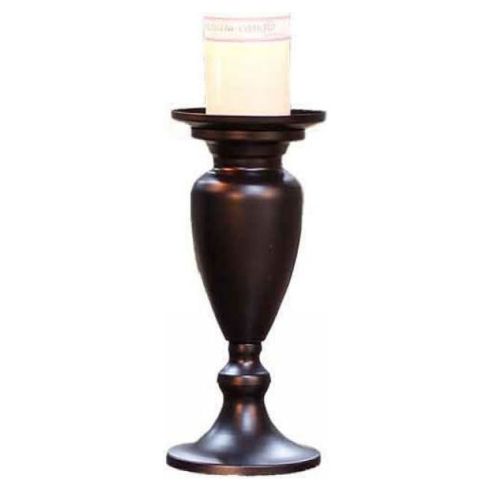 Aosijia Black Candlestick Metal Pillar Candle Holders for 3.54 Inches ...