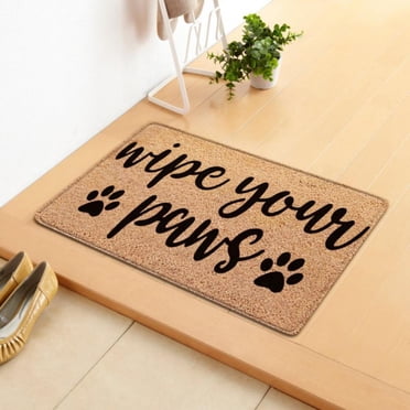 Nonslip Coco Coir Mat for Outdoor Entrance, Wipe Your Paws Doormat for ...