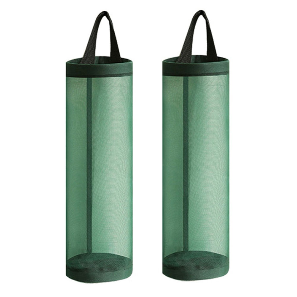 Aosijia Mesh Garbage Bag Plastic Bag Holder Dispensers Folding Hanging ...
