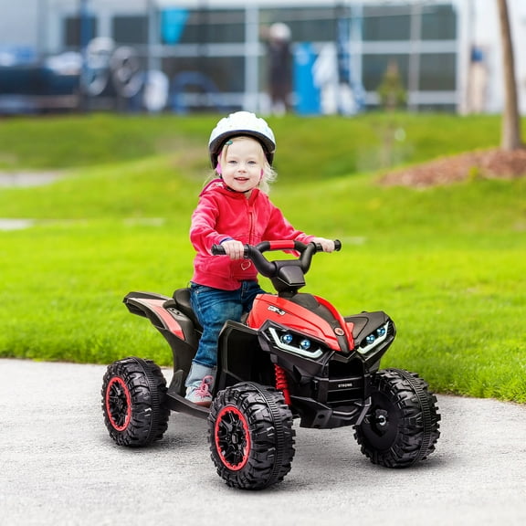 ALPULON 12V Kids ATV Electric Quad Car with Forward & Backward Function ...
