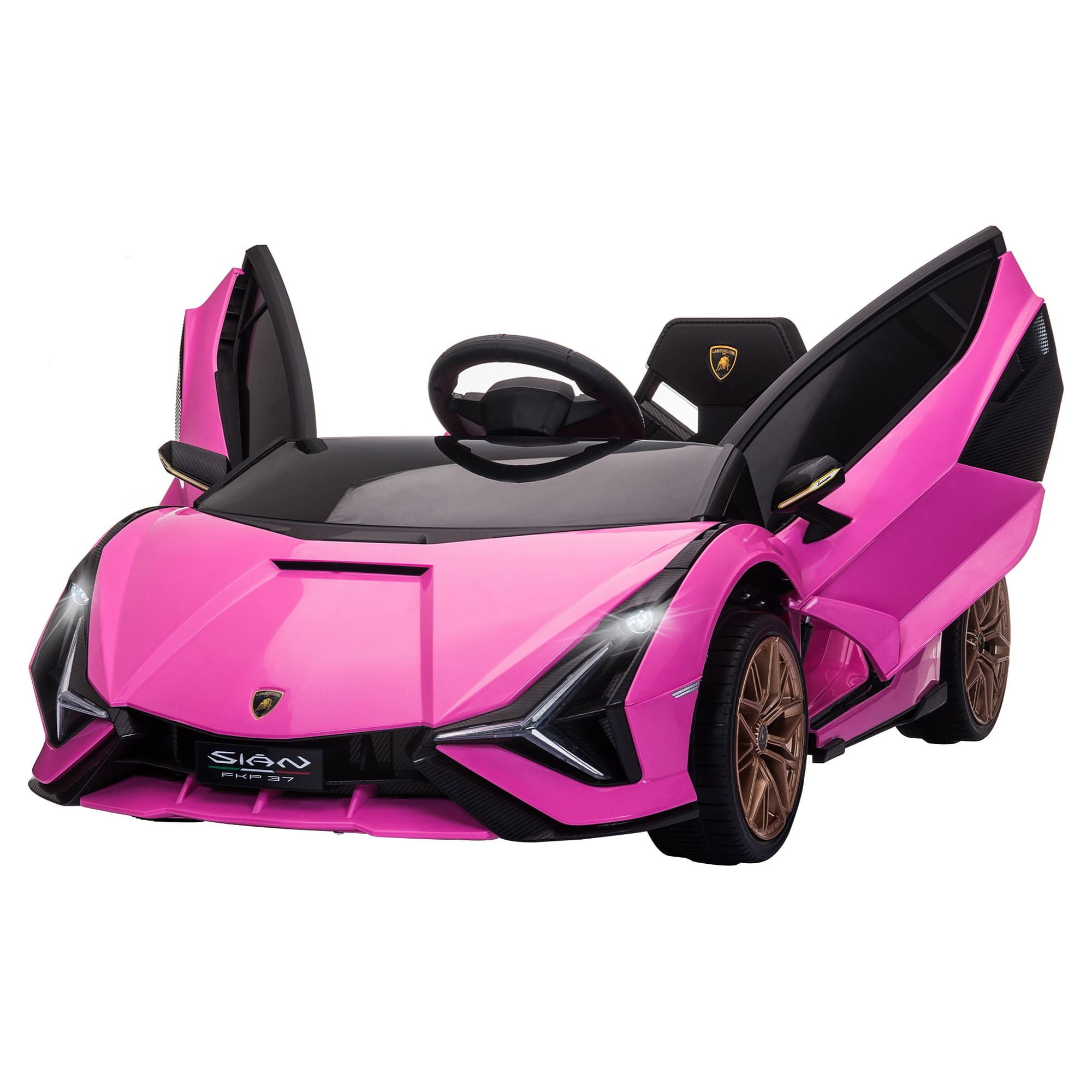 Aosom Lamborghini SIAN Kids Ride On Car, 12V Battery Powered, Remote ...