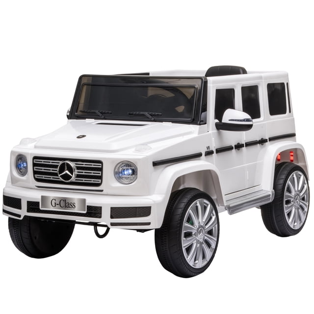Aosom 12V Mercedes G500 Electric Ride-On Truck Remote Control ...