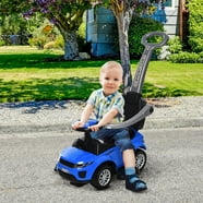 Step2 Baby Step Whisper Ride Buggy Handle, Blue Cruiser Push Car and ...