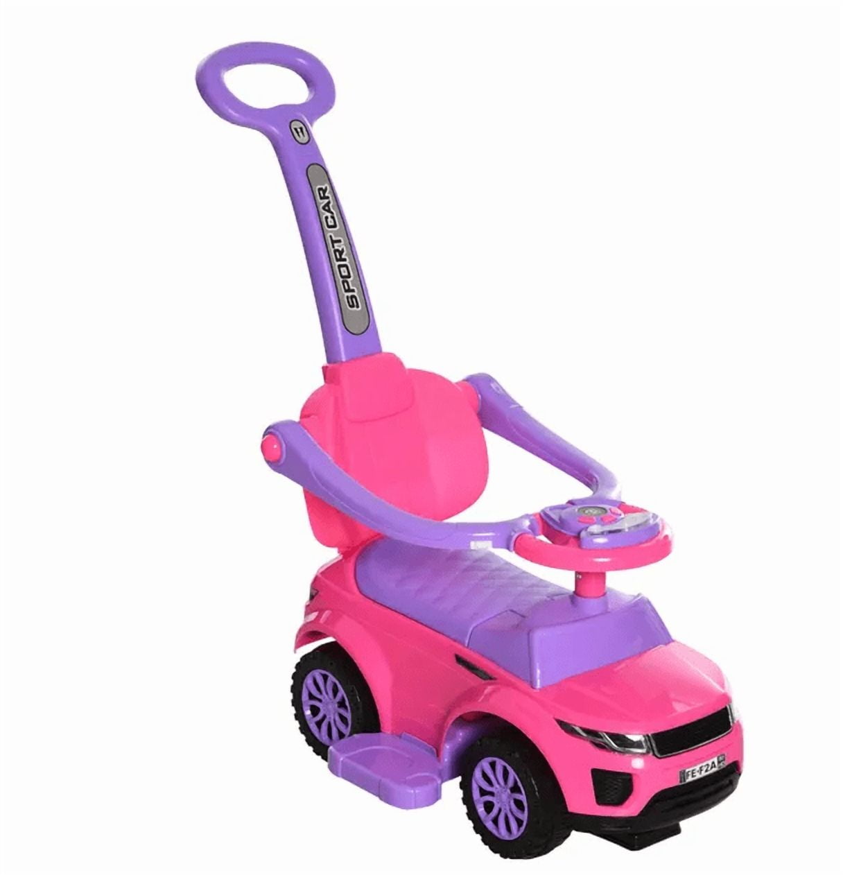 Aosom 3 in 1 Toddler Ride-On Car Push Car Sliding Walking Toy Horn ...