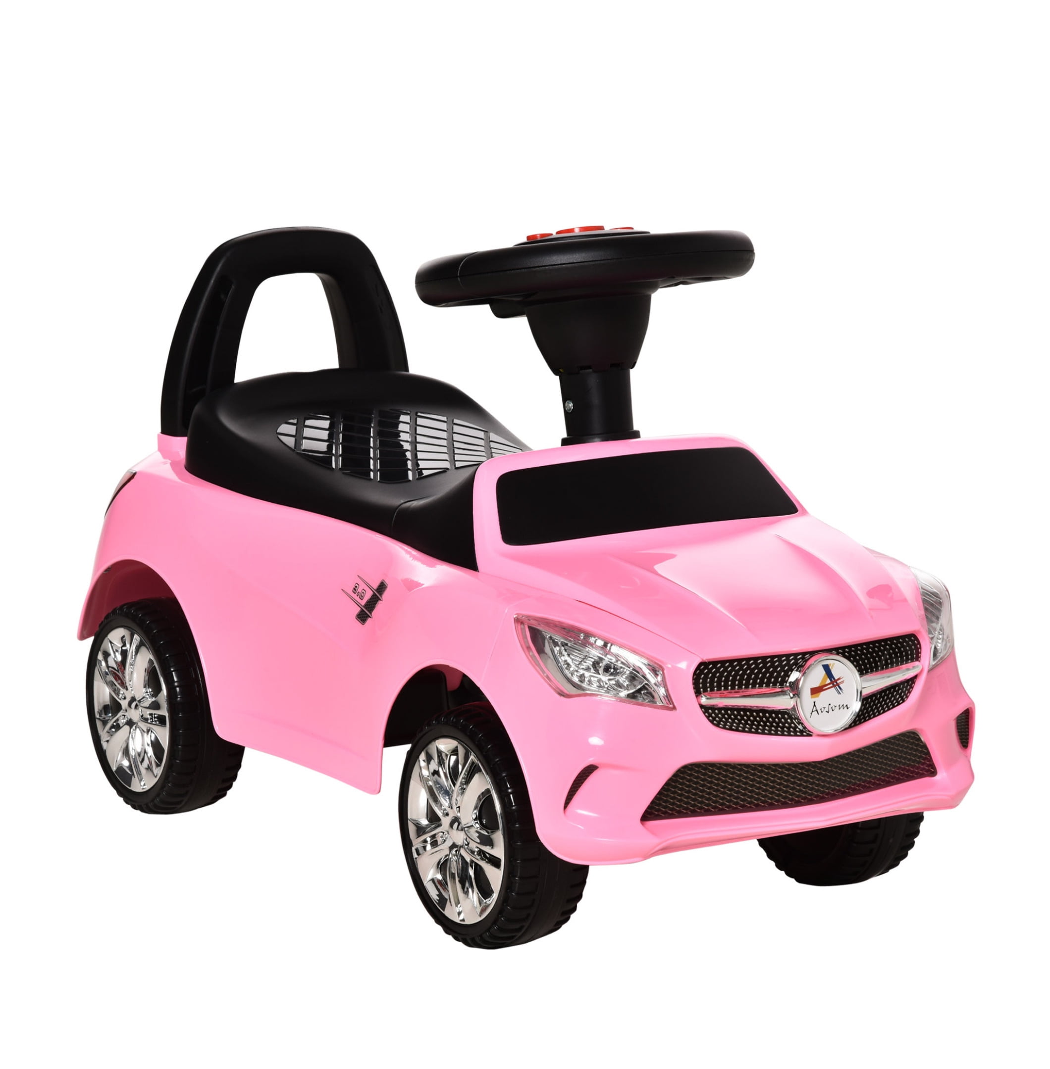 Aosom Kids Ride On Push Car, Foot-to-Floor Walking Sliding Toy Car for ...