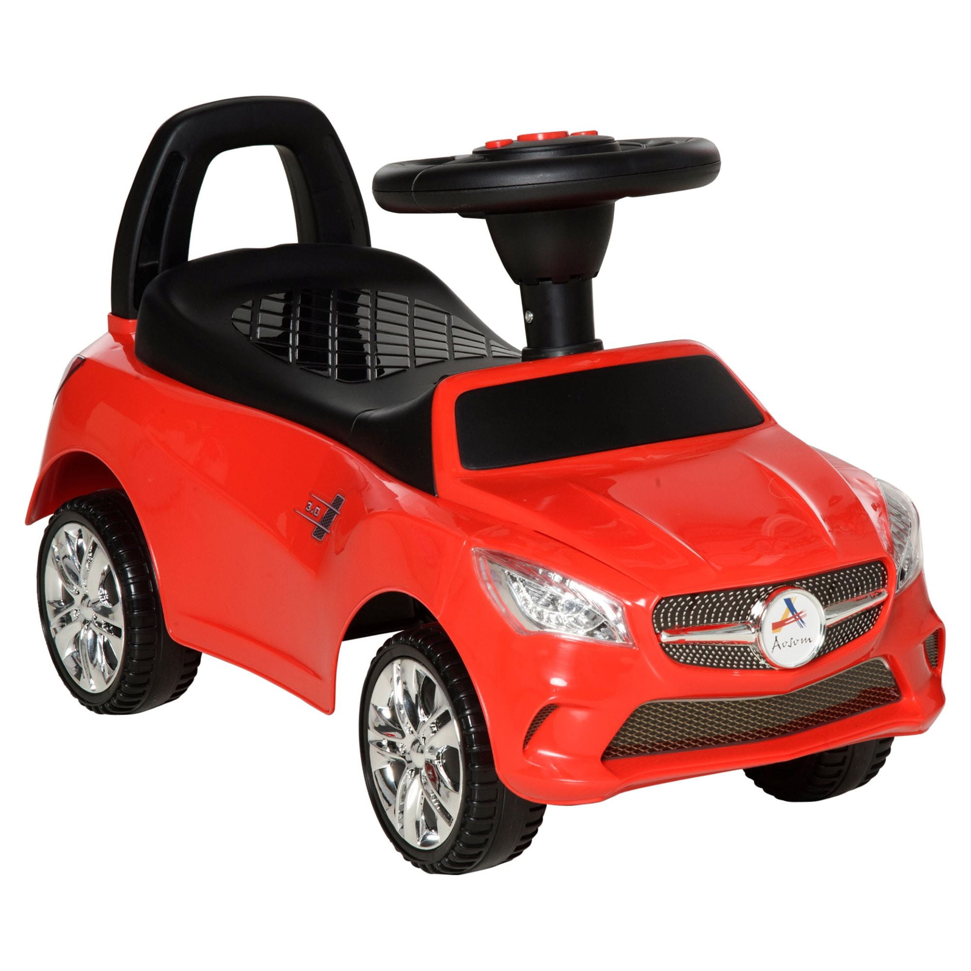 Aosom Kids Ride On Push Car, Foot-to-Floor Walking Sliding Toy Car for ...