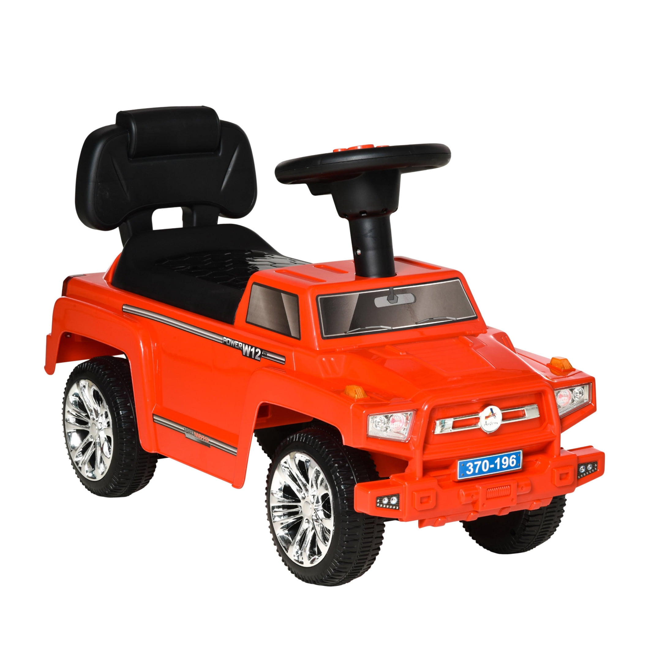 Aosom Kids Ride on Push Car, Style Sliding Walking Car for Toddle with ...