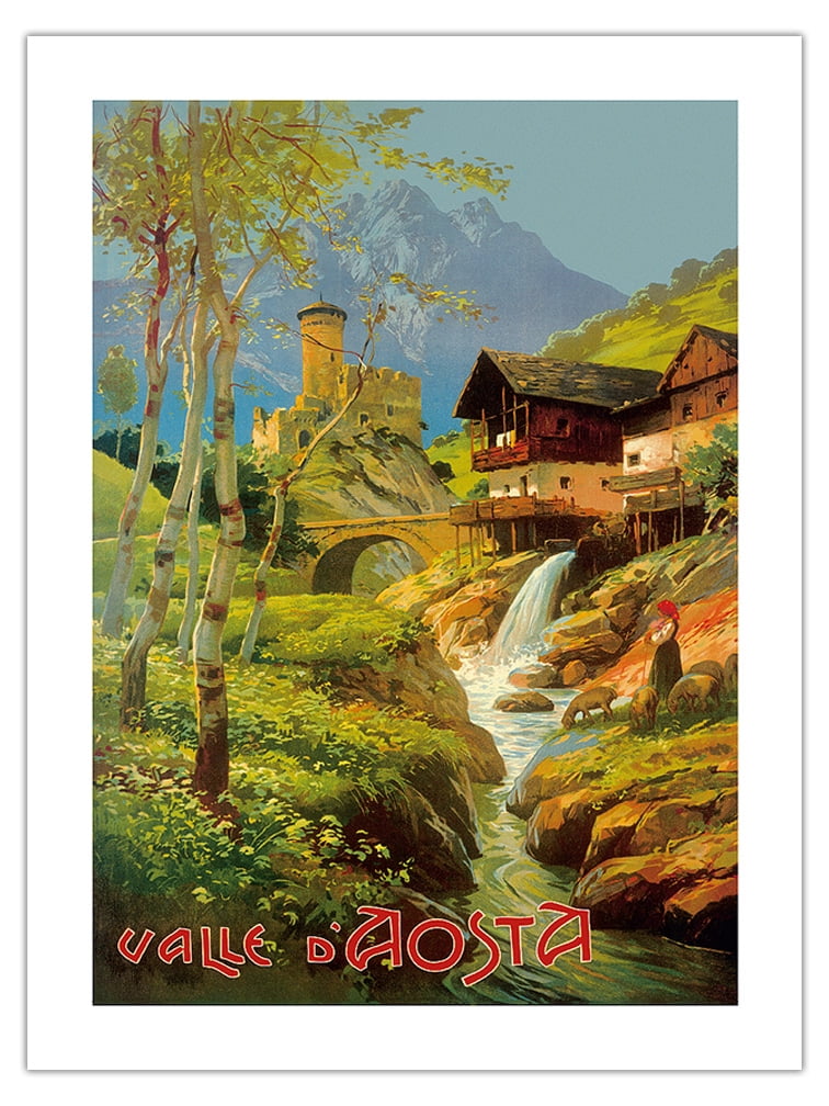 Aosta Valley (Valle D’Aosta) Italy - Italian Alps - Ski Village ...