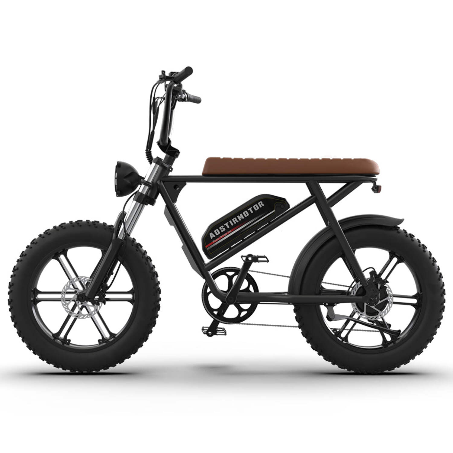Aostirmotor Pattern Electric Bicycle 750W Motor 20" Fat Tire With 48V ...