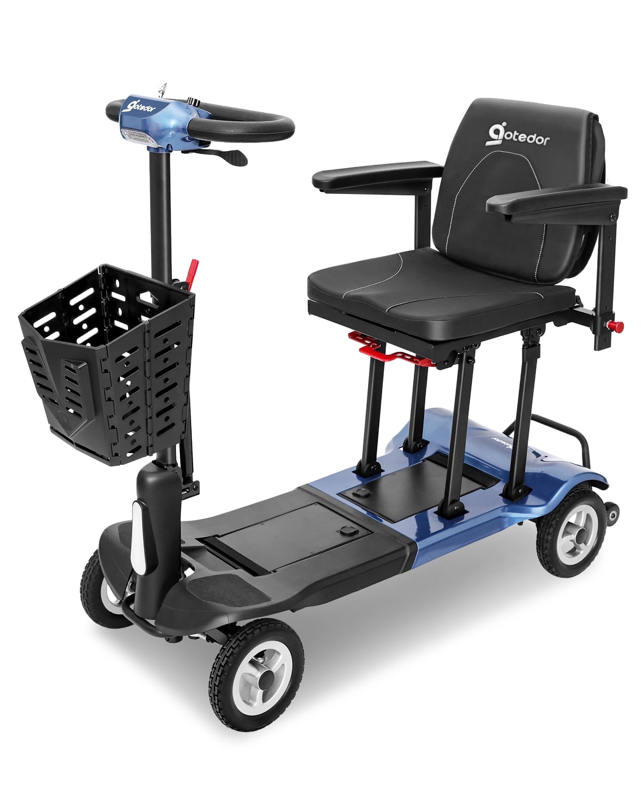 Aotedor 4 Wheels Mobility Scooter for Adults, Ultra Lightweight Folding ...