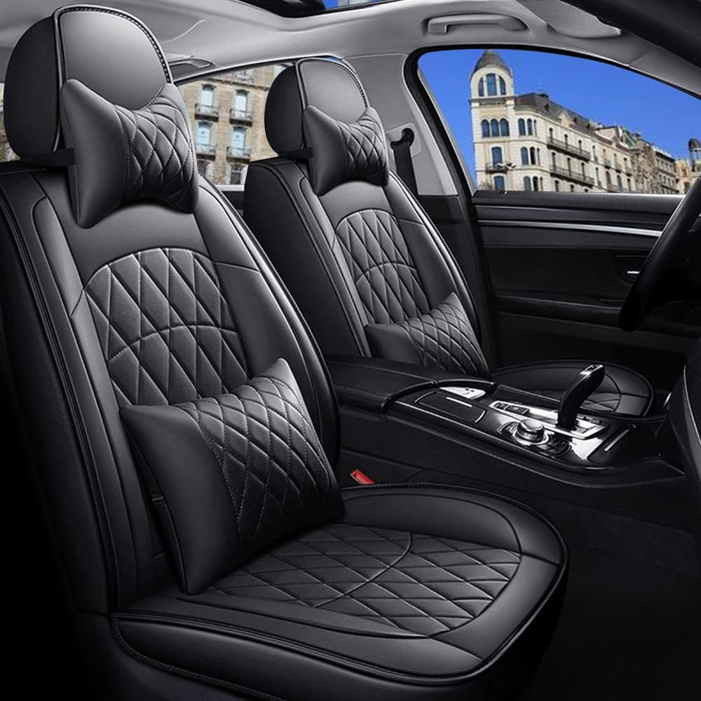 Aotiyer Full Set Car Seat Covers Universal Car Seat Covers Accessories ...