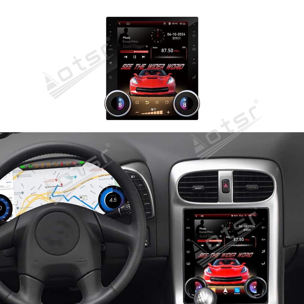 Aotsr 10.4 Inch Multimedia Player For Corvette C6 2005-2013 Car Radio ...