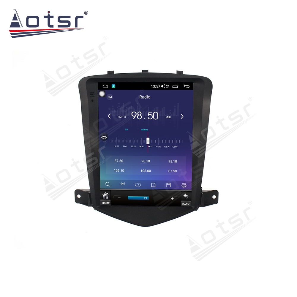 Aotsr 10.4 inch Tesla style screen car radio player for Chevrolet Cruze ...