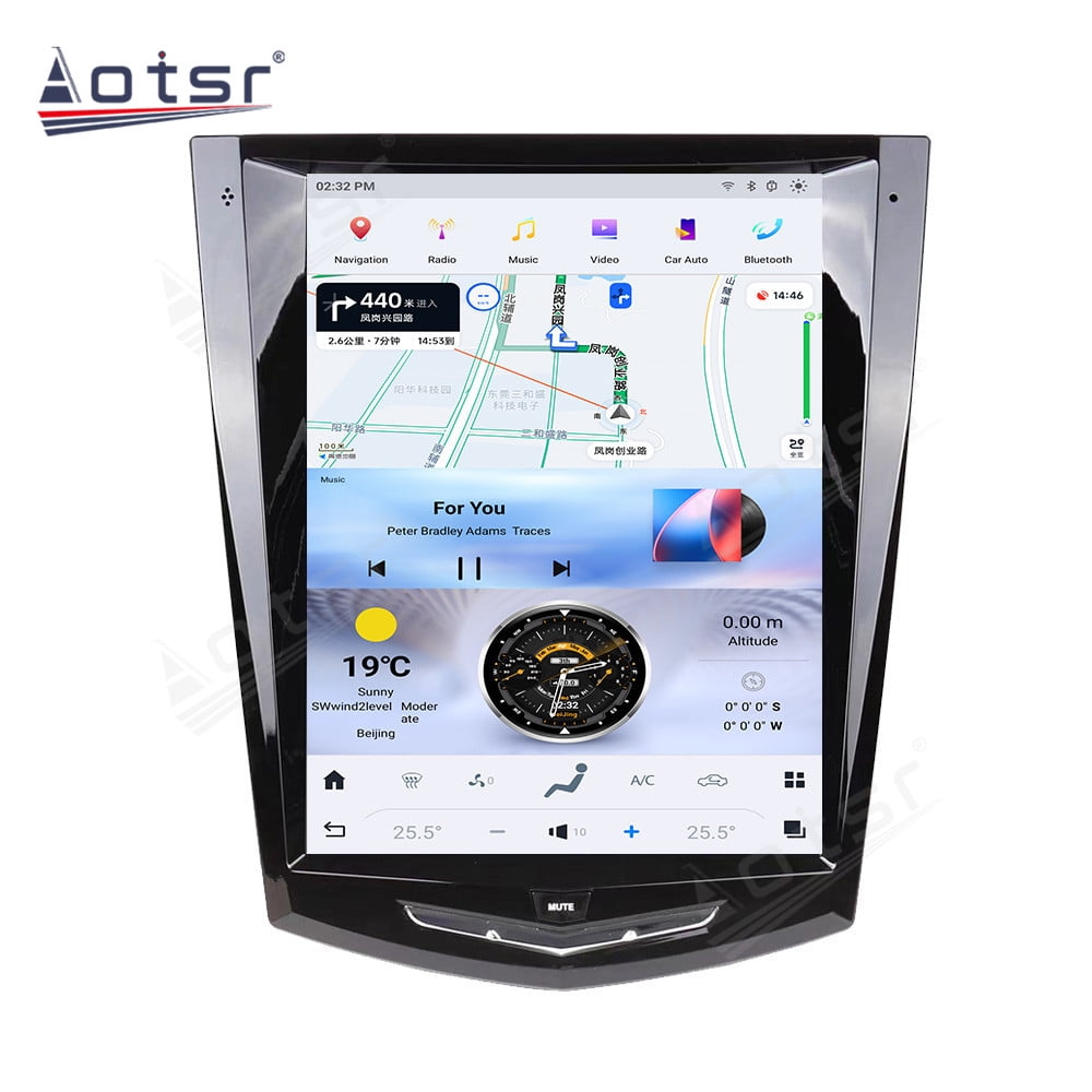 Aotsr 10.5 Inch Android 11 Car Radio for Cadilac ATS CTS SRX 2013-2018 ...