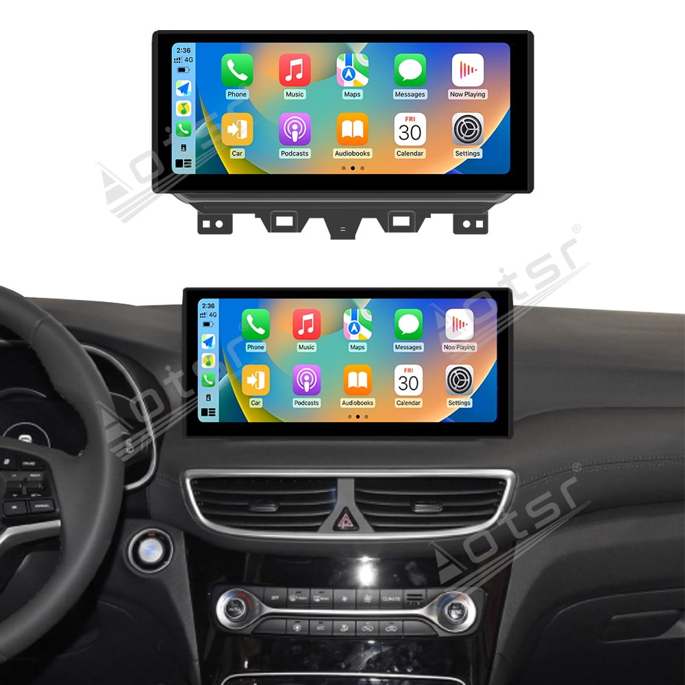 Aotsr 12.3 Inch For Hyundai Tucson 2019-2020 Android 14 Car Screen ...