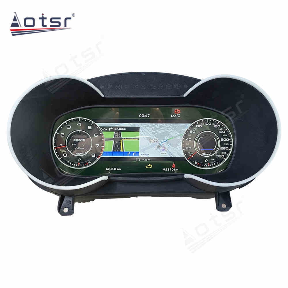 Aotsr 12.3 inch car LCD digital instrument panel instrument cluster ...