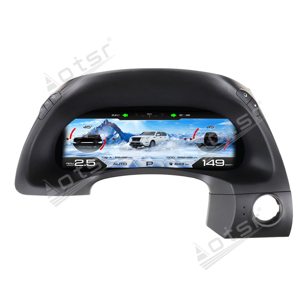 Aotsr 12.3 inch car LCD digital instrument panel instrument cluster ...