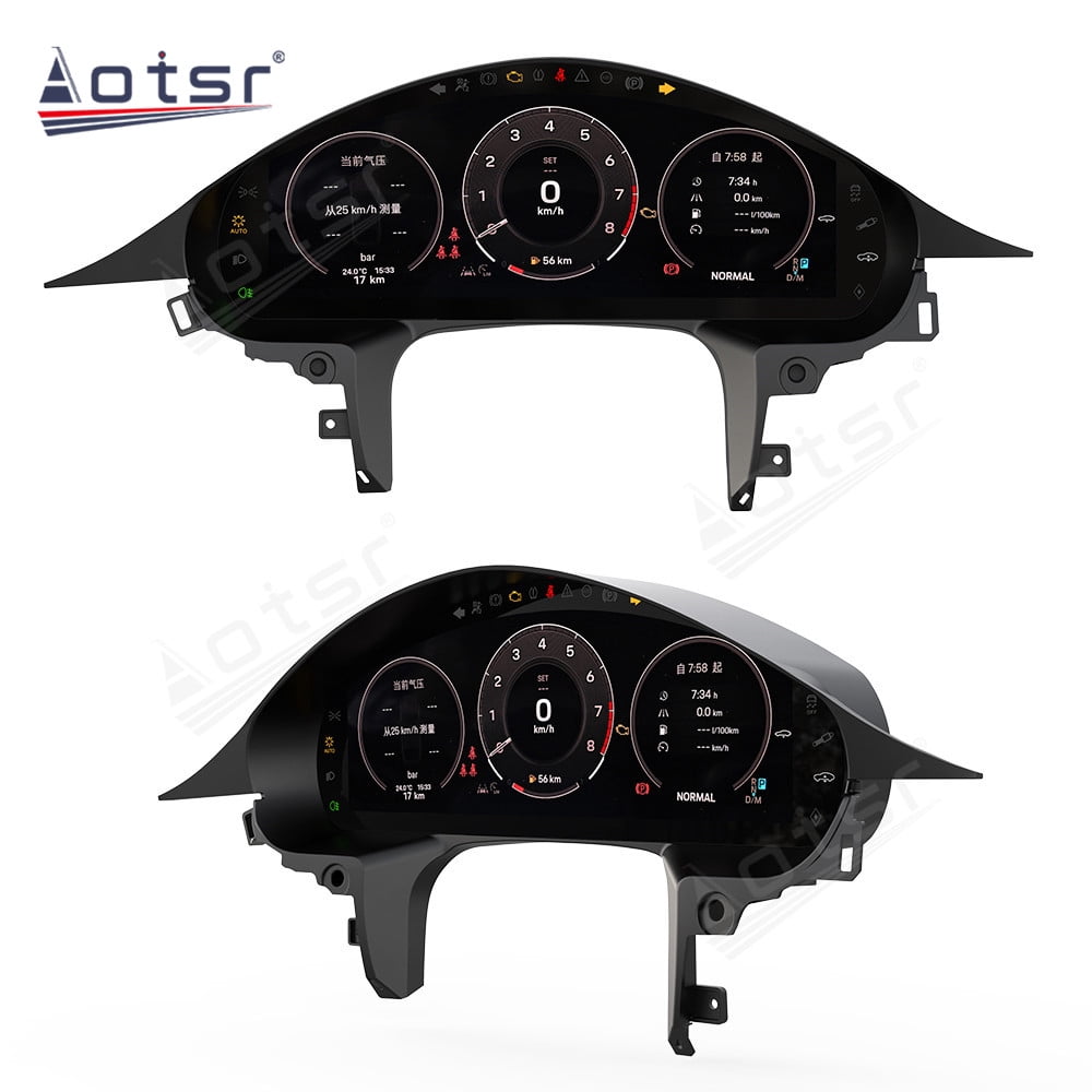 Aotsr 12.3 inch car LCD digital instrument panel instrument cluster ...