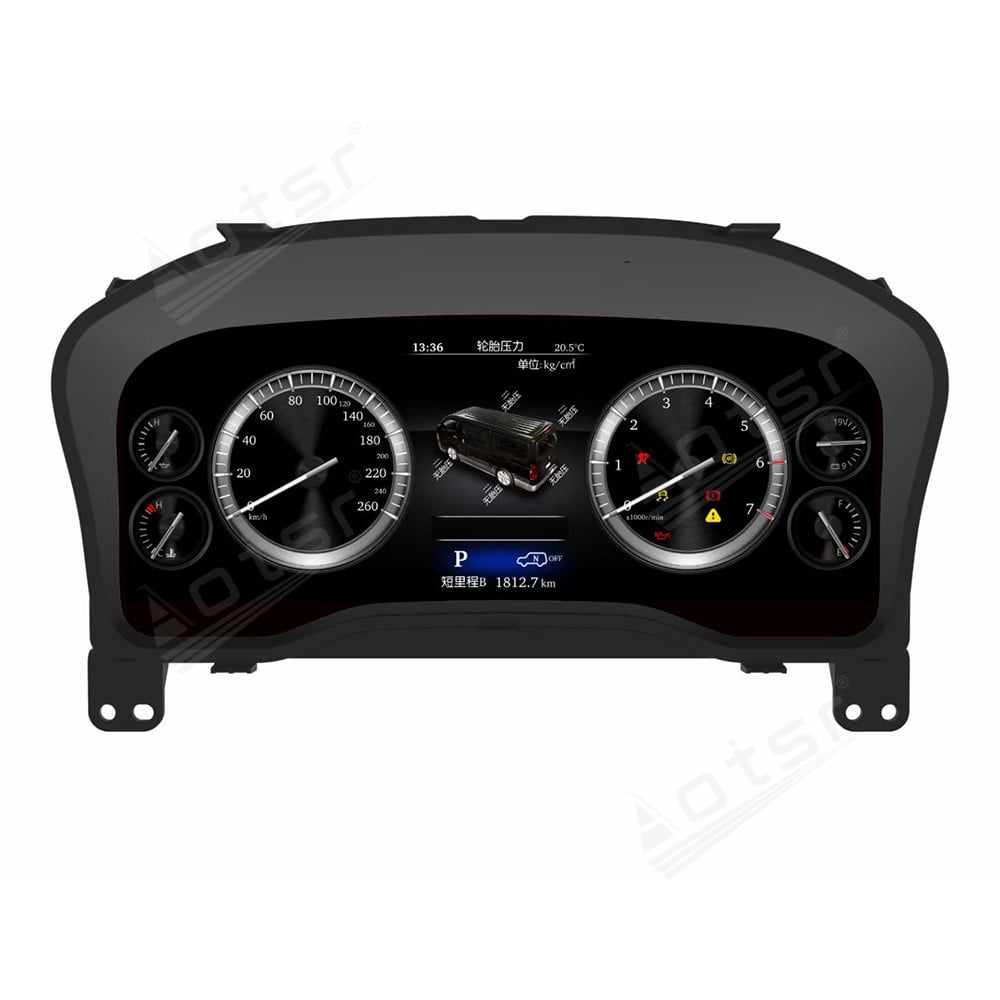 Aotsr 12.3 inch car LCD digital instrument panel instrument cluster ...