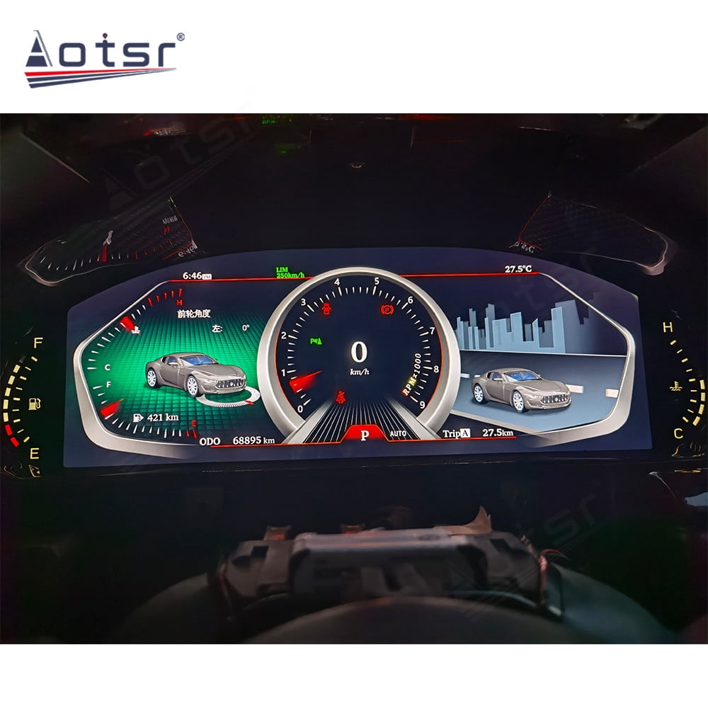 Aotsr 12.3 inch car LCD instrument cluster speedometer suitable for ...