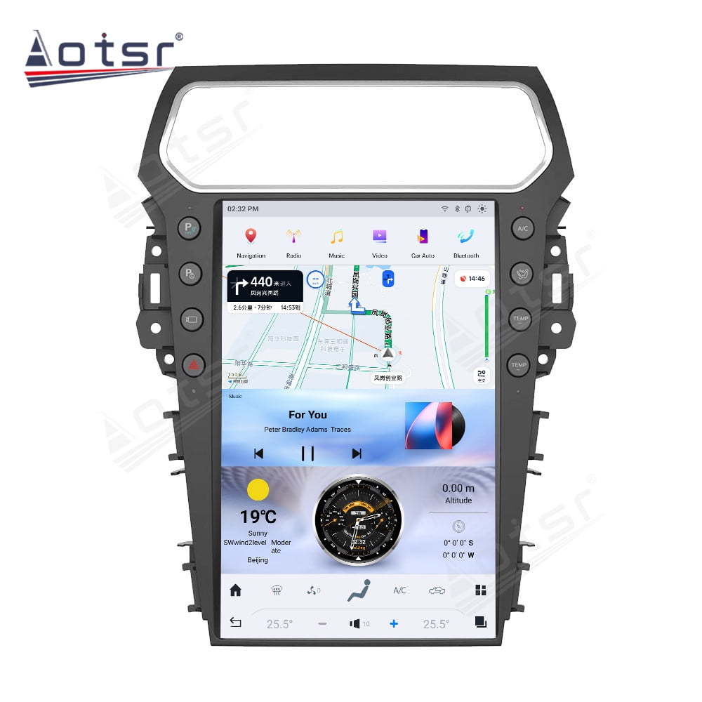 Aotsr 14.4 inch SYNC1 Car Radio for Ford Explorer 2011-2019 Stereo ...