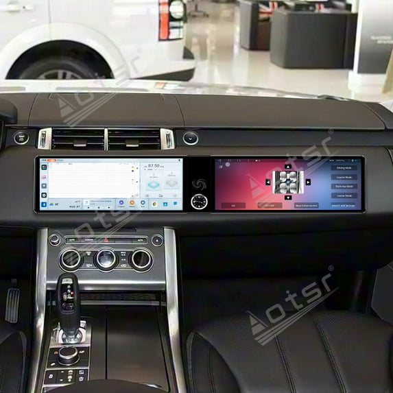 Aotsr Dual 12.3 inch For Land Rover Range Rover Sport 2016-2017 GPS ...